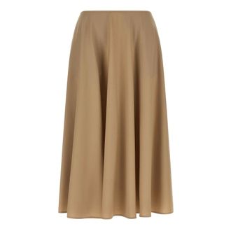 Moschino Jupe en Laine Stretch - Femme - Jupes - Beige - Taille: 36 FR