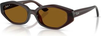Ray-Ban unisex, Accessoires, Brun, Taille: 56 MM Rb4473D Lunettes de soleil
