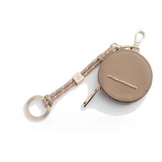 Piquadro Porte-cl&eacute;s rond avec porte-monnaie - Femme - Accessoires - Brun - Taille: ONE Size