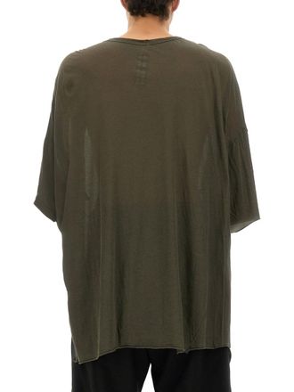 Rick Owens Cotton T-Shirt - Green