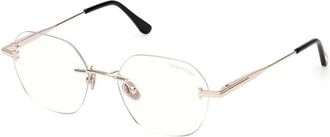 Tom Ford Homme, Accessoires, Jaune, Taille: 52 MM Eyeglasses
