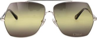 Chlo&eacute; Lunettes de soleil Aly - Femme - Accessoires - Gris - Taille: 62 MM