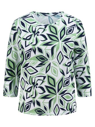 Peter Hahn Shirt Rundhals-Ausschnitt Peter Hahn mehrfarbig