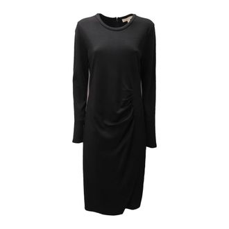 Michael Kors Ger&uuml;schtes Jerseykleid - - Dresses - Damen - Schwarzk - L