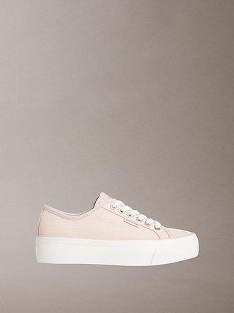 Calvin Klein Valentina - Plateau-sneakers Aus Ripstop - Whisper Pink/key Largo - Damen - EU 35