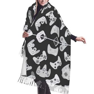 Generic Manette De Jeu Femme Ch&acirc;le Wrap Confortable Ch&acirc;le Longue Etole Pour Mariage Hiver Soir&eacute;e Automne