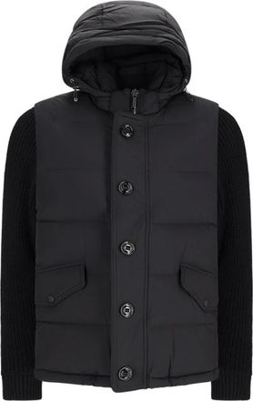 Moorer Homme, Vestes, Noir, Taille: XL Veste Bomber &Eacute;l&eacute;gante