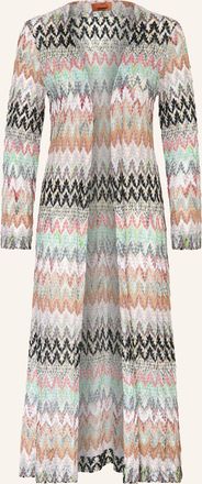 Missoni Strickh&uuml;lle Mit Glitzergarn weiss