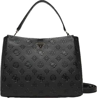 Guess Femme, Sacs, Noir, Taille: ONE Size Tisha Large Girlfriend Satchel