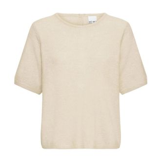 Ichi Rundhals-Strickware - - Knitwear - Damen - Beige - XS