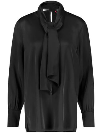 Gerry Weber Damen 860033-31427 Bluse, Schwarz, 44