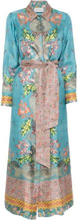 Pierre-Louis Mascia Femme, Robes, Multicolore, Taille: 40 FR Aloe Shirt Dress