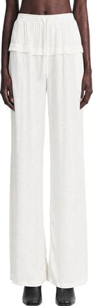 Alaia Peplum Viscose Cady Pants