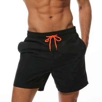 Generic HUIWDP Short de bain d&eacute;t&eacute; pour homme - Style d&eacute;contract&eacute; - Surf - Short de sport - Taille &eacute;lastique, A12, 4XL