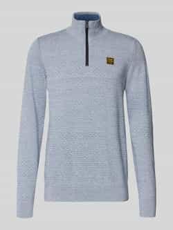 PME Legend Regular Fit Troyer aus reiner Baumwolle