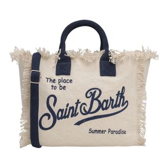 MC2 Saint Barth Homme, Sacs, Blanc, Taille: ONE Size Tote Bags