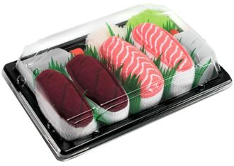 Rainbow Socks Damen Herren - Sushi Socken Thunfisch Salmon - Lustige Geschenk - 2 Paar - Gr&ouml;&szlig;en 36-40