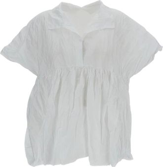 Daniela Gregis Femme, Blouses et Chemises, Blanc, Taille: 38 FR Aria Shirt