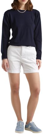 Benetton Damen Trikot Sc Boot M/L 103cd102l Pullover, Nachtblau 016, M