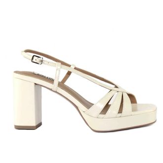 Bibi Lou Wei&szlig;e Vitello Sandale - Hebe deinen Stil - - Shoes - Damen - Wei&szlig; - 40 EU