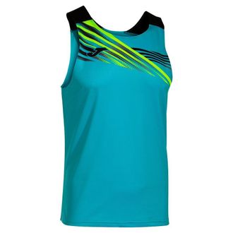 Joma Herren Elite X Tank Top T-Shirt, Fluor Türkis/Schwarz, XL