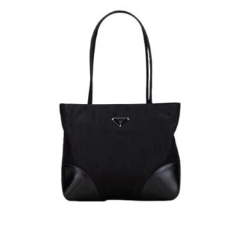 Prada Sac cabas en nylon Pre-owned - Femme - Pre-owned - Noir - Taille: ONE Size