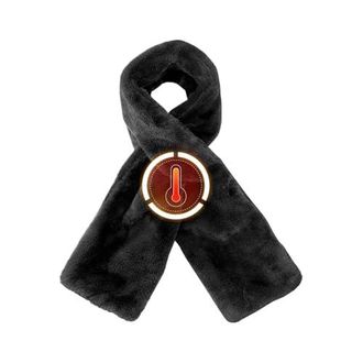 Generic &Eacute;charpe avec poches, cache-cou doux &agrave; enfiler | avec poche zipp&eacute;e antivol - &Eacute;charpe dhiver courte pour personnes &acirc;g&eacute;es, automne, hiver, temps froid, r