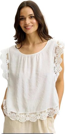In Front IN Front, Femme, Blouses et Chemises, Blanc, Taille: 44 FR Blouse