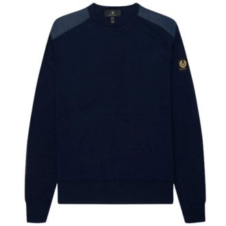 Belstaff Kerrigan Rundhals-Pullover - - Knitwear - Herren - Blau - XL