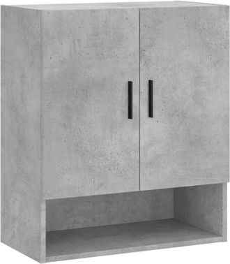 vidaXL Armoire murale gris b&eacute;ton 60x31x70 cm bois ding&eacute;nierie