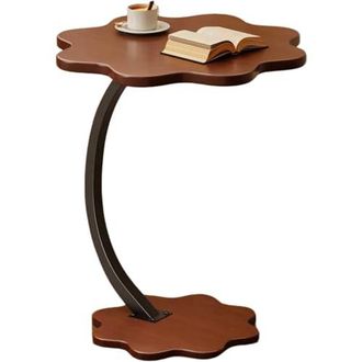 Generic Petite Table Dappoint Basse Salon for Bar Sellette Bois, Chambre, Style Moderne 40 * 60cm(Walnut 1)