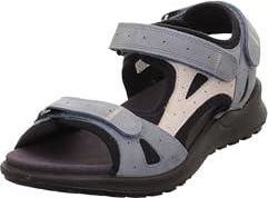 Legero Siris Sandales compens&eacute;es ouvertes pour femme, Bleu Indacox 8600., 39 EU