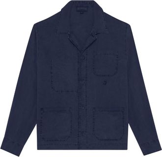 Vilebrequin Homme, Vestes, Bleu, Taille: M Corentin Overshirt