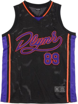 Dolly Noire Basketball Style Tank Top Schwarz/Lila - - Sport - Herren - Schwarzk - XL