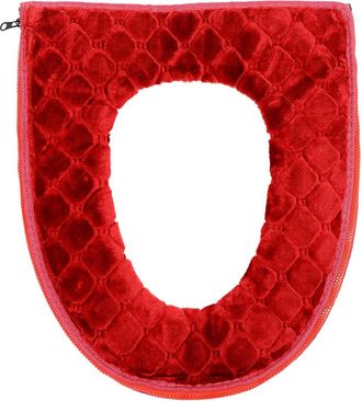 NUOBESTY Geschmeidig Verdicktes Toilettensitzkissen Universelle Toilettensitzauflage aus Langlebigem Material Waschbar und Ganzj&auml;hrig Nutzbar mit Rei&szlig;verschlus