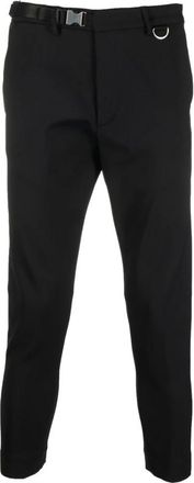 low brand Homme, Pantalons, Noir, Taille: W33 Pantalon Chino en Coton &agrave; Anneau en D