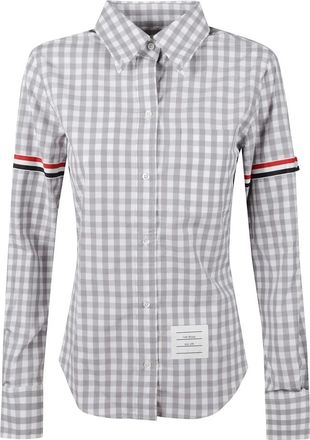 Thom Browne Femme, Blouses et Chemises, Multicolore, Taille: 34 FR Chemise &agrave; carreaux