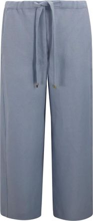 Max Mara Femme, Pantalons, Bleu, Taille: 34 FR Straight Pantalons