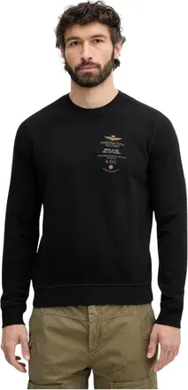 Aeronautica Homme, Sweatshirts et sweats &agrave; capuche, Noir, Taille: XL SweaT-shirt col rond