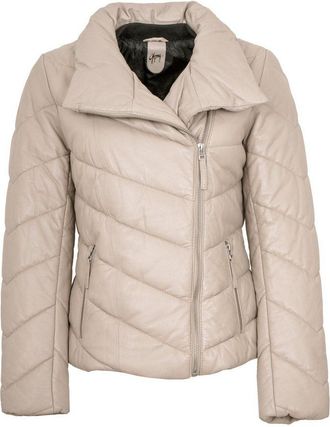 Mauritius Lederjacke GWRomea Gipsy - Damen Lederjacke Steppjacke Lammnappa cream