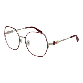 Emilio Pucci Rote Metallbrille (Gestelle)