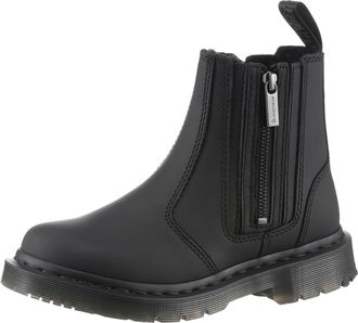 Dr. Martens Chelseaboots DR. MARTENS 2976 Alyson, Damen, Gr. 36, schwarz, Leder, unifarben, Schuhe, Chunky Boots, Plateau Schuh, Boots mit Blockabsatz, Topseller
