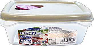 Bama Bama Ametalurgica N&auml;ssestop S18 Freska Food Container, Wei&szlig;blech, Mehrfarbig, 0.5 Litre