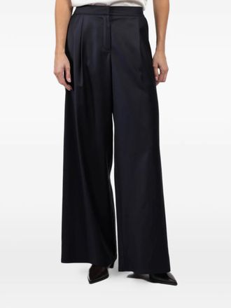 Dusan pleated trousers - Blau