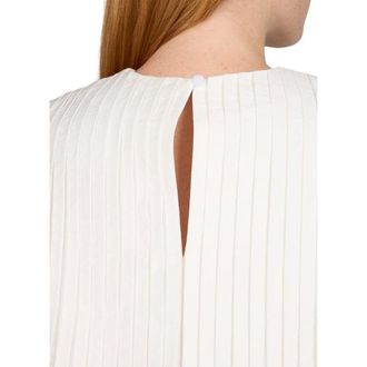 Suncoo Blouse sans manches pliss&eacute;e