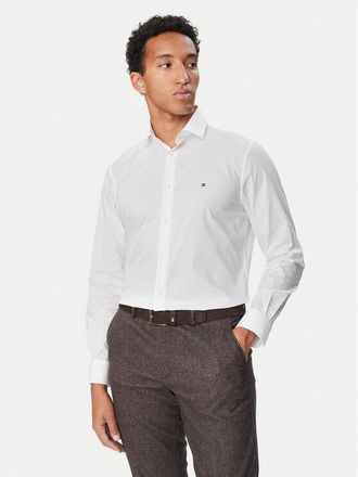 Tommy Hilfiger Hemd MW0MW43122 Wei&szlig; Slim Fit