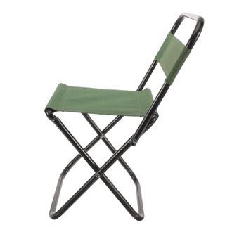 TOPBATHY Faltbarer Outdoor Campingstuhl Grün mit Rückenlehne Robuster Leichter Klappstuhl für Angeln Strand Garten Tragbarer Stabiler Sitz mit Hoher Belastbark