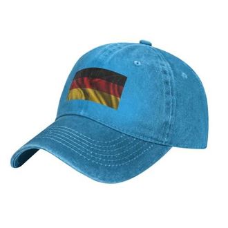 Generic Drapeau Allemand en Soie Homme Femme Casquette Trucker Athl&eacute;tique Casquettes Snapback Anti-Soleil Chapeau pour Tennis Randonn&eacute;e Ext&eacute;rieur