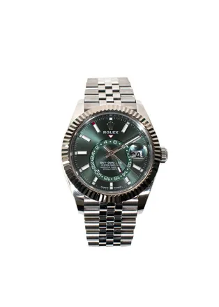 Rolex Sky-Dweller 42mm Watch with Green Dial