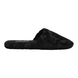 Dolce & Gabbana Logo-bestickte Hausschuhe - - Shoes - Damen - Schwarzk - 44 EU